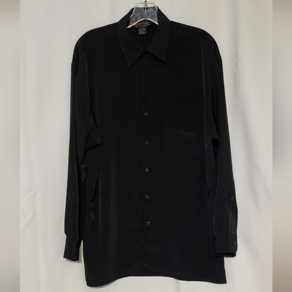 Selected by Extion | Shirts | Selected By Extion Mens Black Long Sleeve ...
